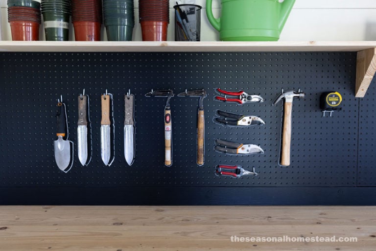 9 REAL LIFE Shed Organization Ideas - The Seasonal Homestead