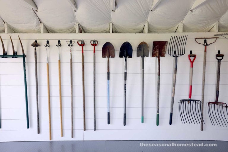 9 REAL LIFE Shed Organization Ideas - The Seasonal Homestead