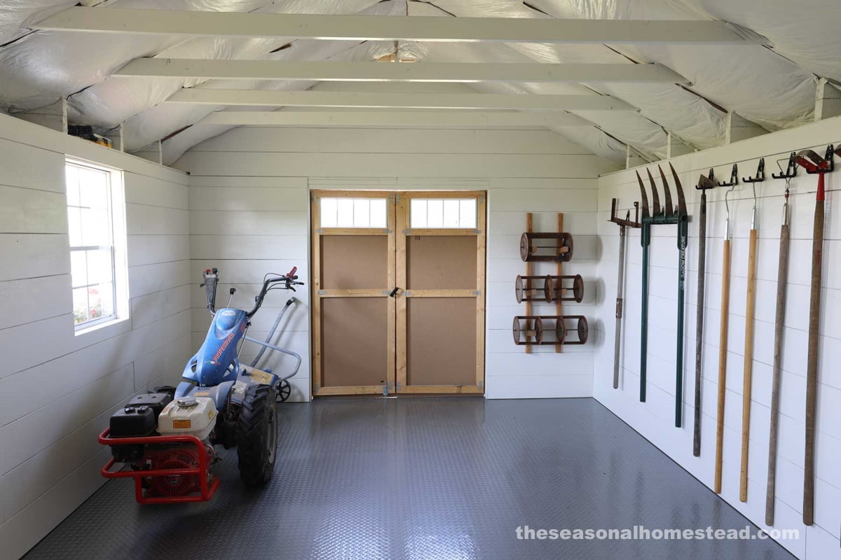 9 REAL LIFE Shed Organization Ideas - The Seasonal Homestead