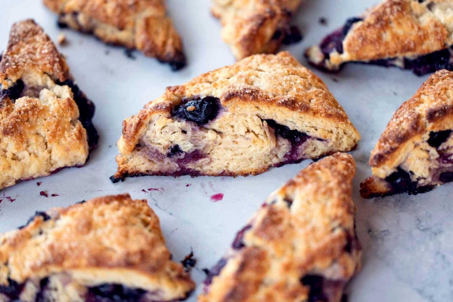 Sourdough Blueberry Scones - The Seasonal Homestead