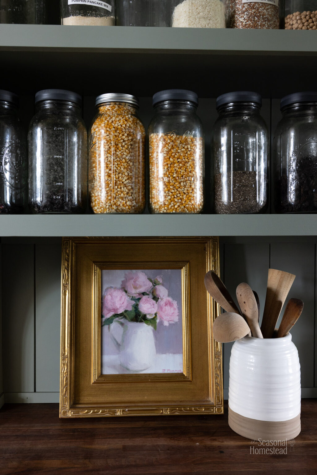 DIY Farmhouse Pantry Makeover - The Seasonal Homestead